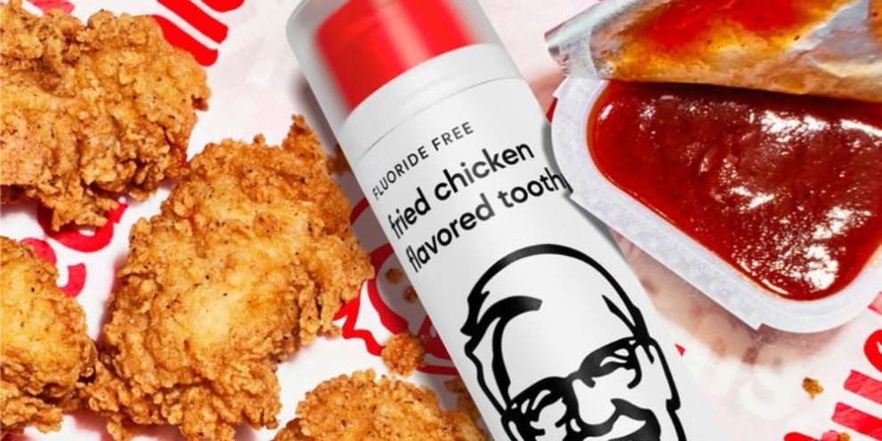 Would You Brush Your Teeth with Fried-Chicken-Flavoured Toothpaste? KFC ...